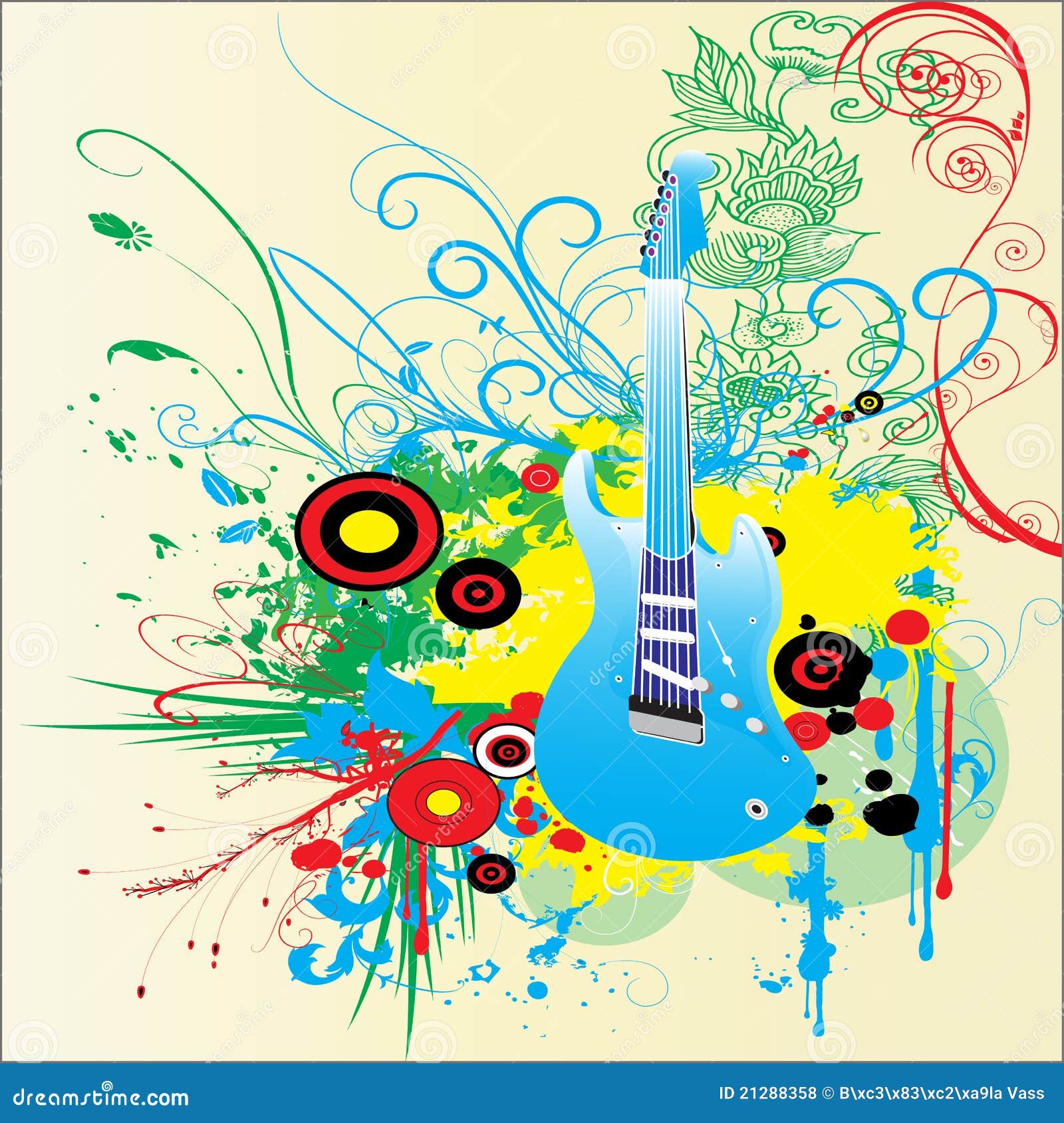 Vector Abstract Music Background Stock Vector - Illustration of design ...