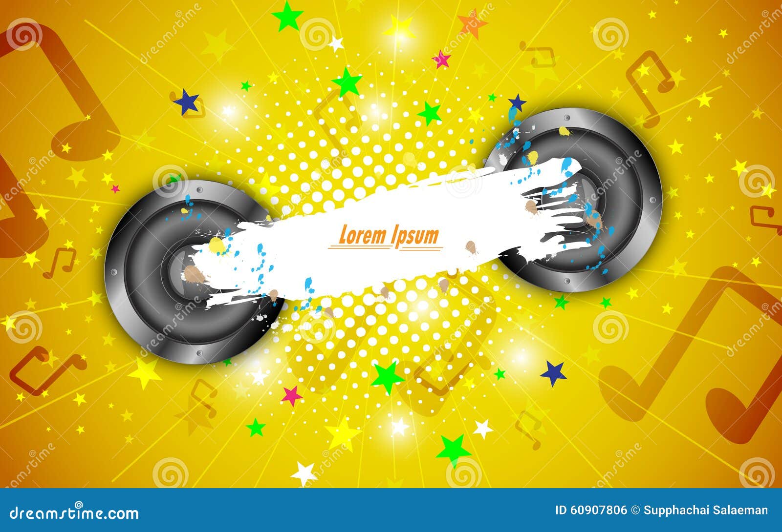Vector Abstract Music Party Stock Illustration - Illustration of banner ...