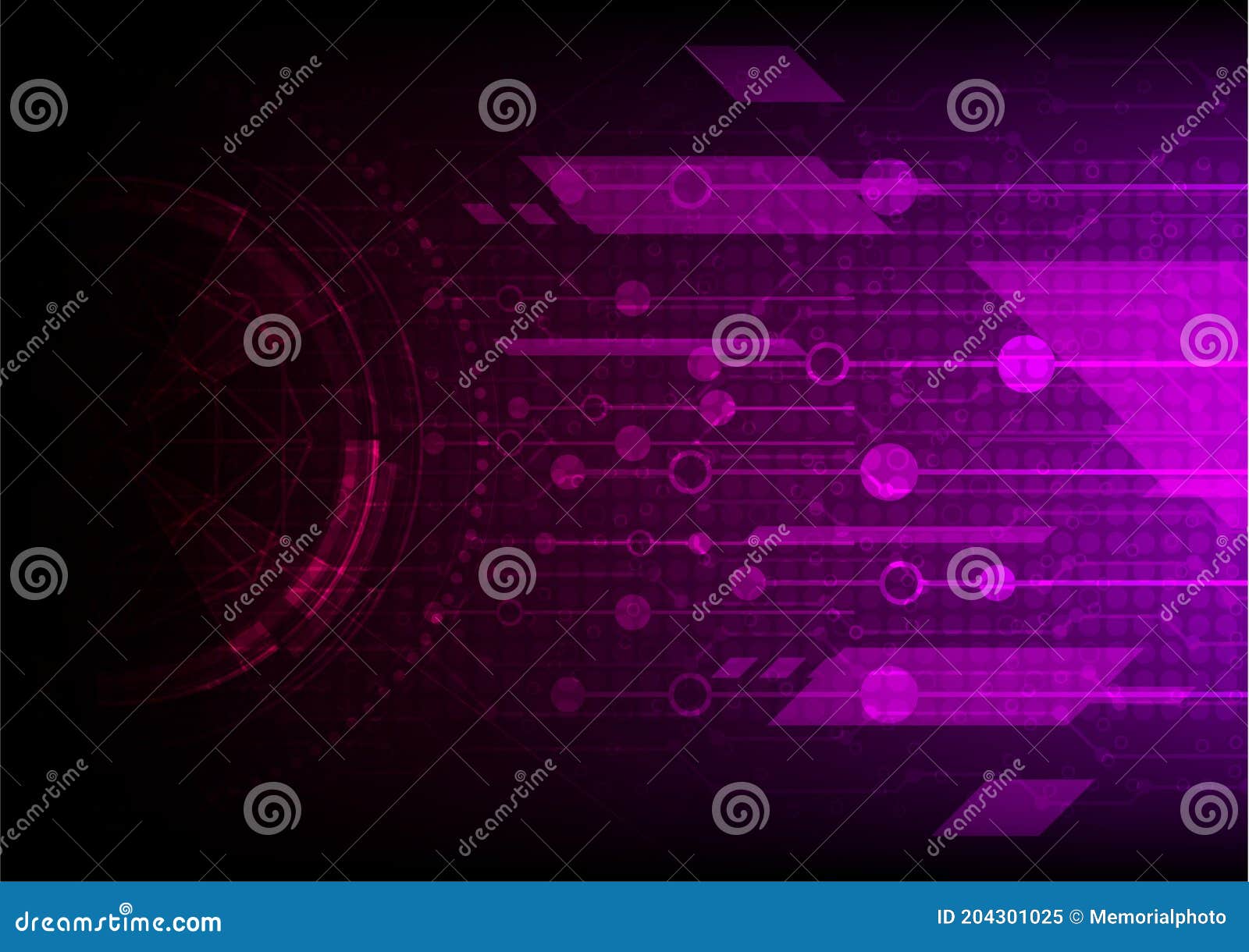 Vector Abstract Network Technology Background Digital Connected ...