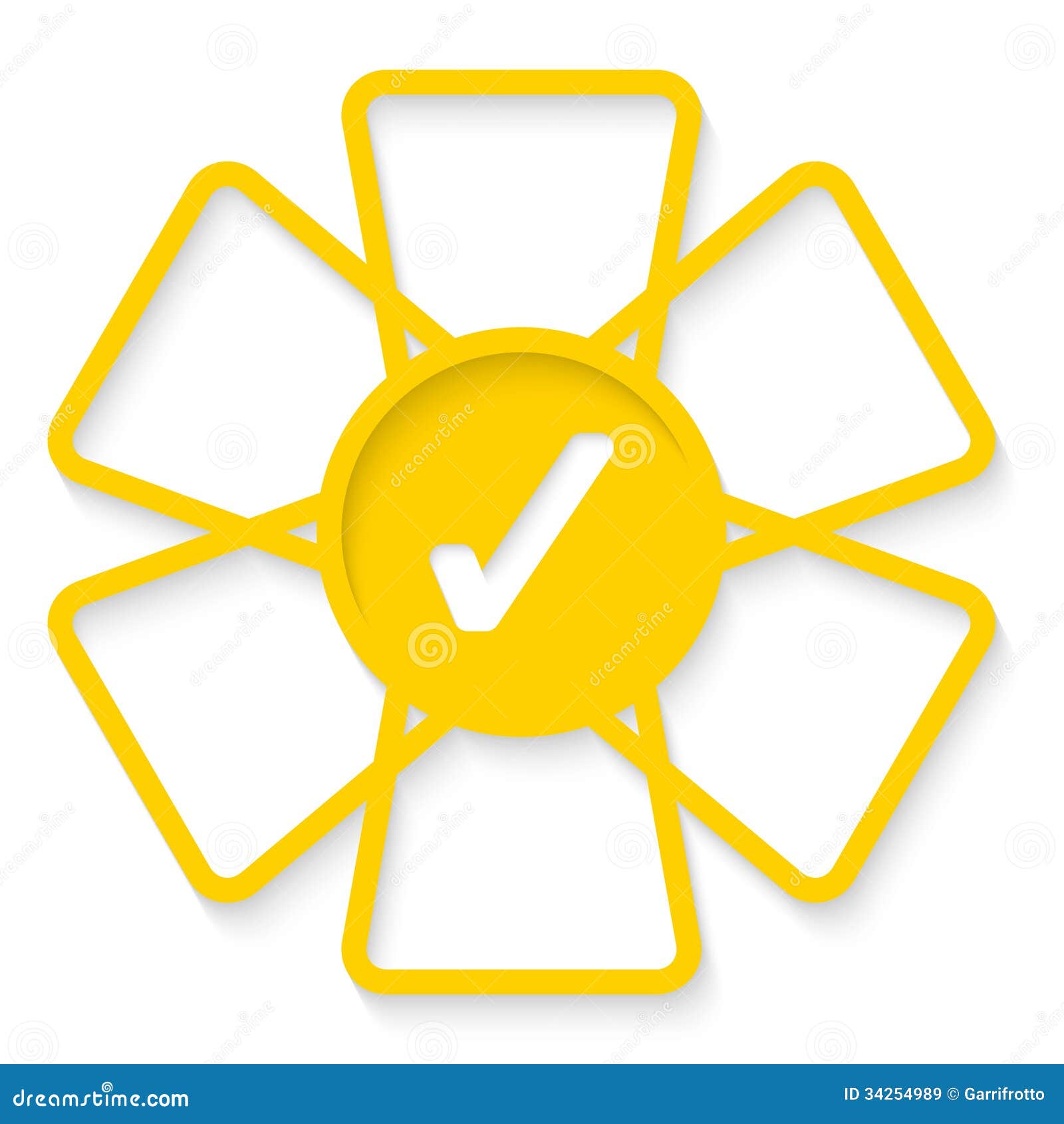 Vector abstract object stock vector. Illustration of objects - 34254989