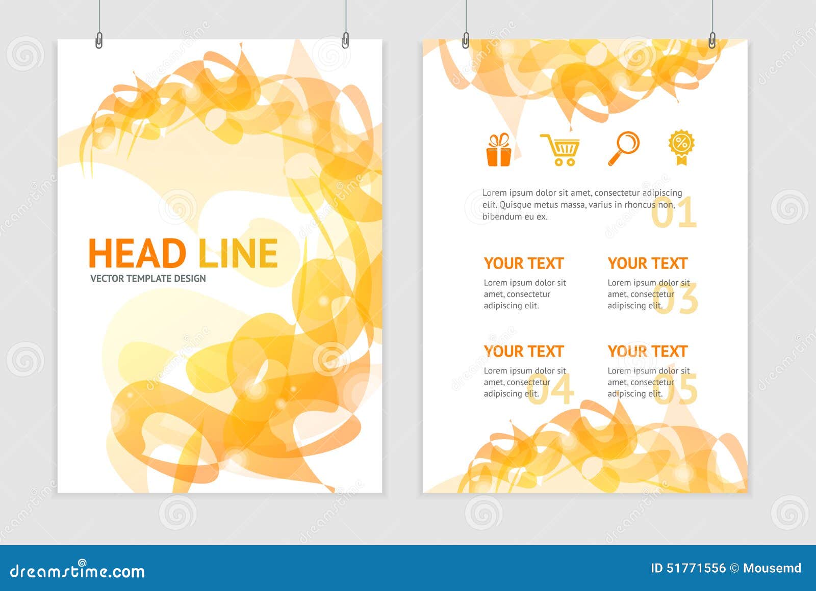 Set Of Orange Geometric Sunburst, Starburst Background Vector ...