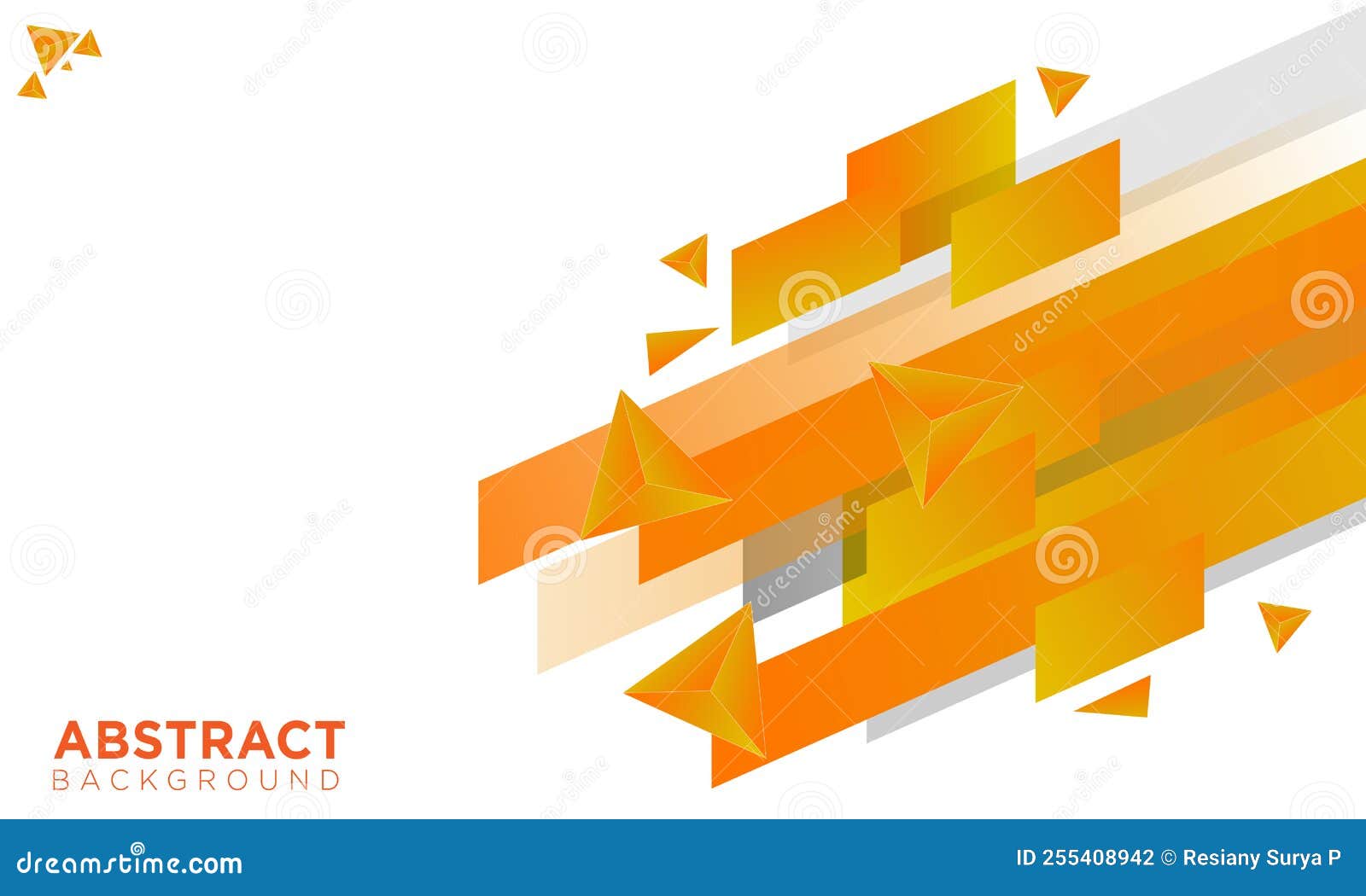 Vector Abstract Orange Gradient Background Stock Vector - Illustration ...