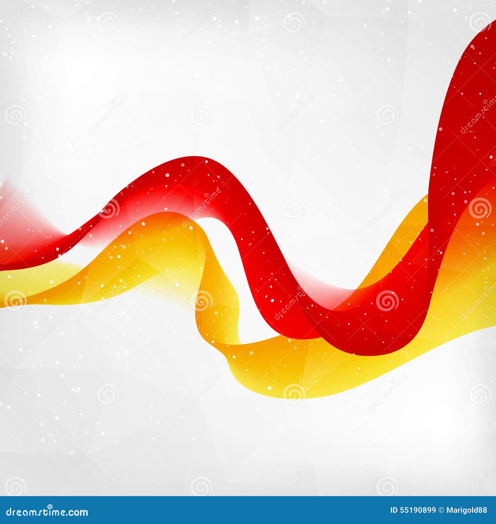 Vector Abstract Orange Wave Background Stock Vector - Illustration of ...