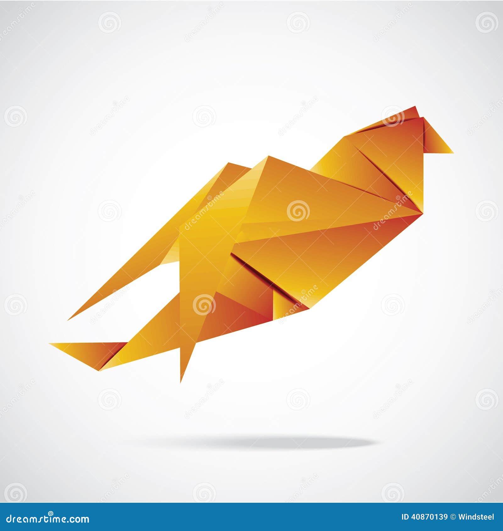 Vector Abstract Origami Background Stock Vector - Illustration of ...