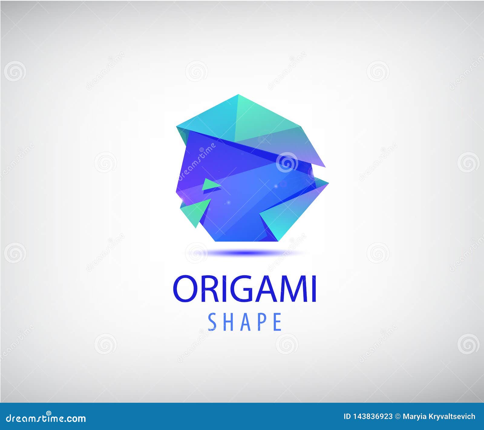 Fox Origami Logo Stock Illustration | CartoonDealer.com #8172580