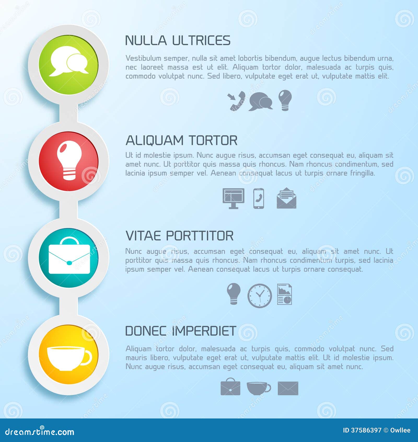 Vector Abstract Paper Infographic Background Stock Vector ...