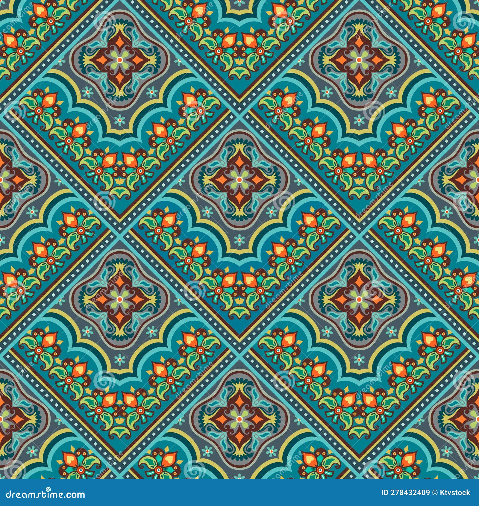 Vector Abstract Patch Pattern. Stock Image - Image of filigree, fabric ...