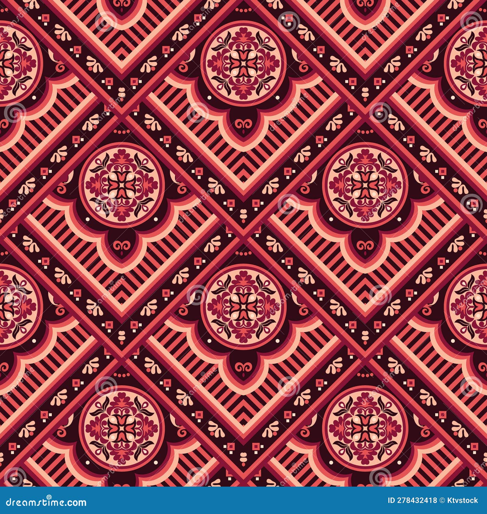 Vector Abstract Patch Pattern. Stock Photo - Image of geometric, mosaic ...