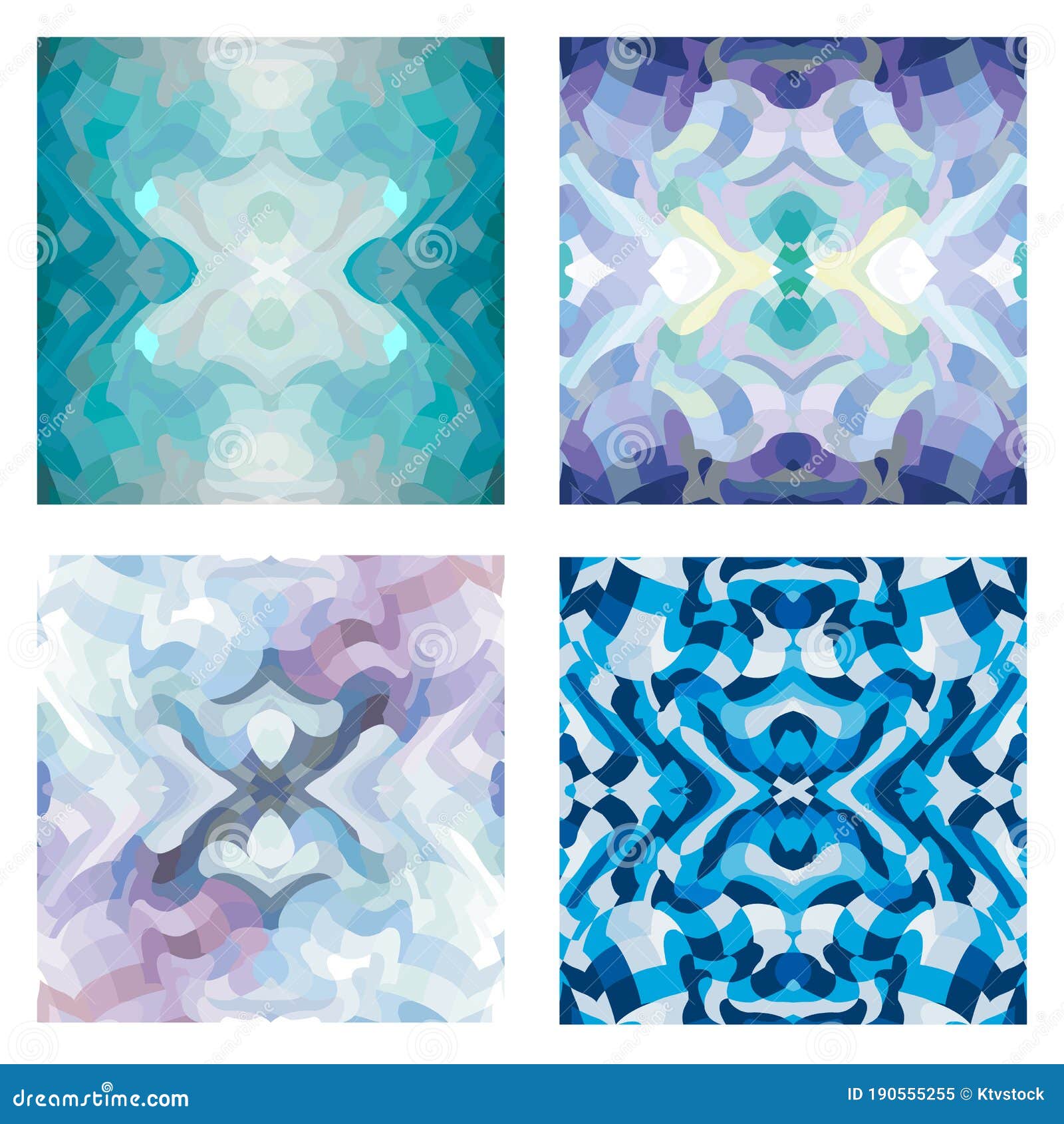 Vector Abstract Patch Patterns Set. Stock Vector - Illustration of ...