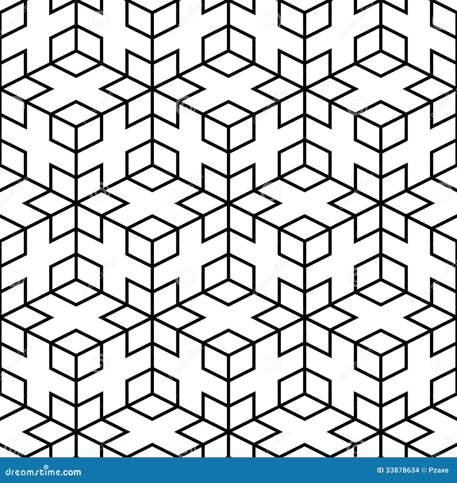 Vector Abstract Pattern - Seamless Geometric Mesh Stock Vector ...