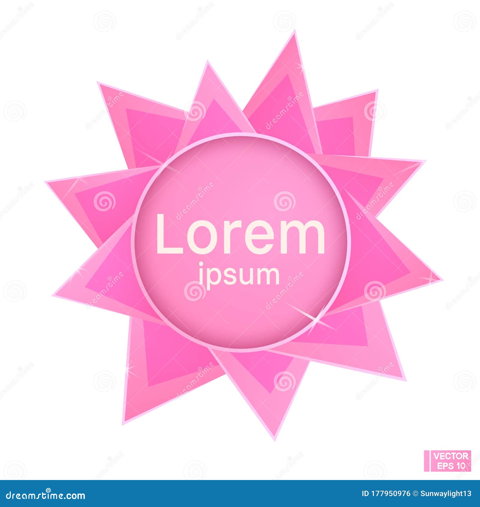 Abstract pink frame stock vector. Illustration of brochure - 177950976