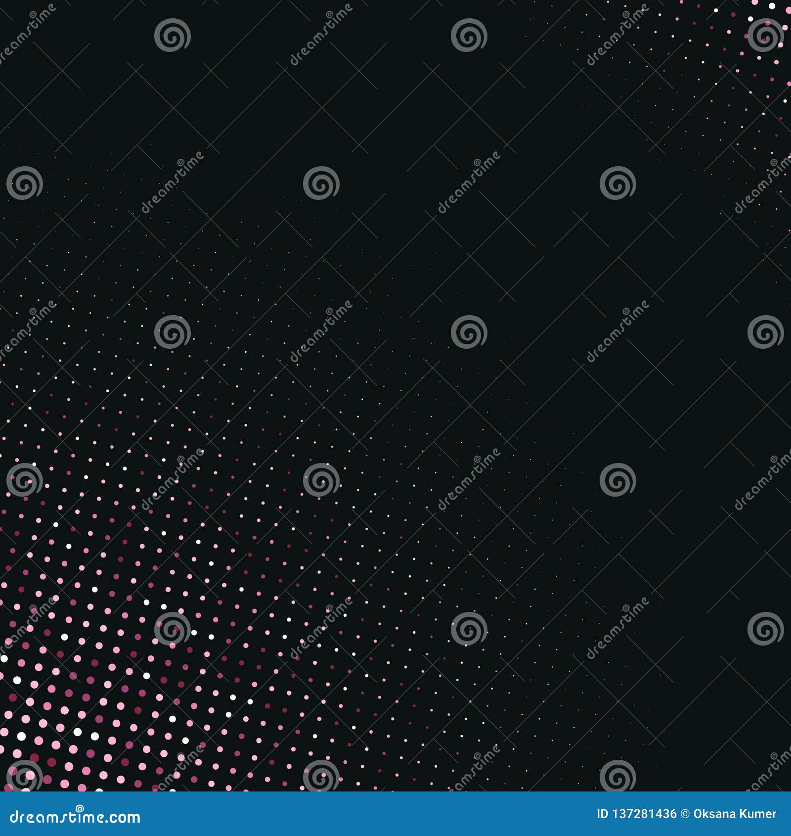 Vector Abstract Pink Halftone Background Stock Vector - Illustration of ...