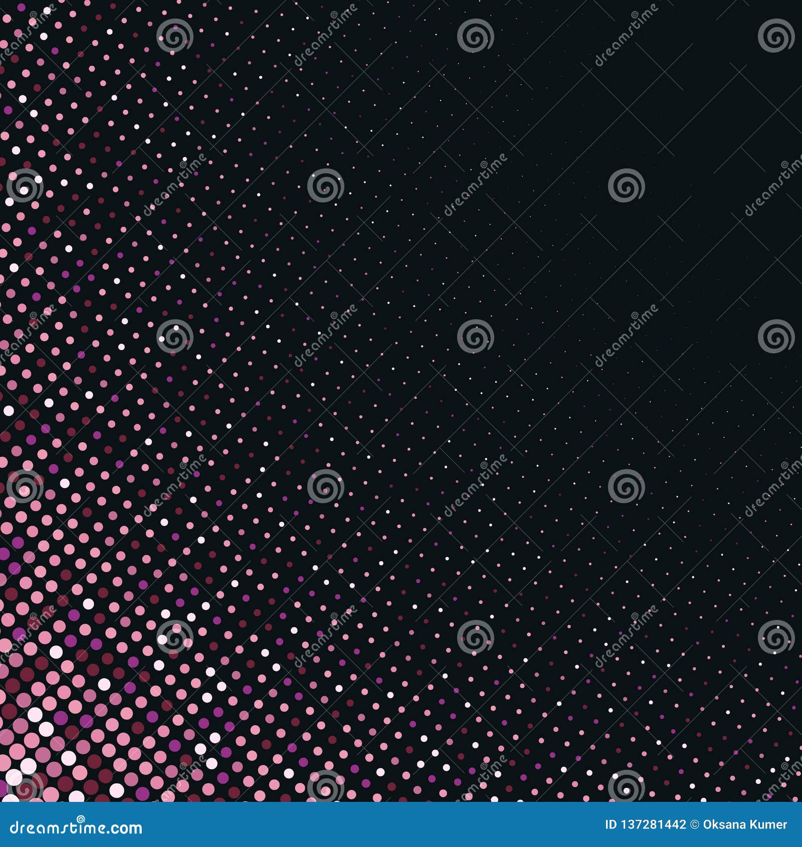 Vector Abstract Pink Halftone Background Stock Vector - Illustration of ...