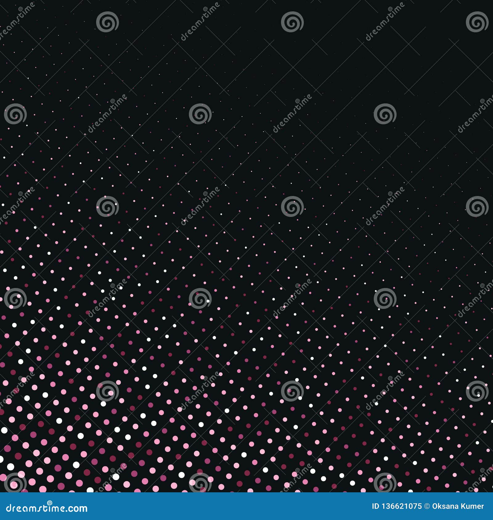 Vector Abstract Pink Halftone Background Stock Vector - Illustration of ...