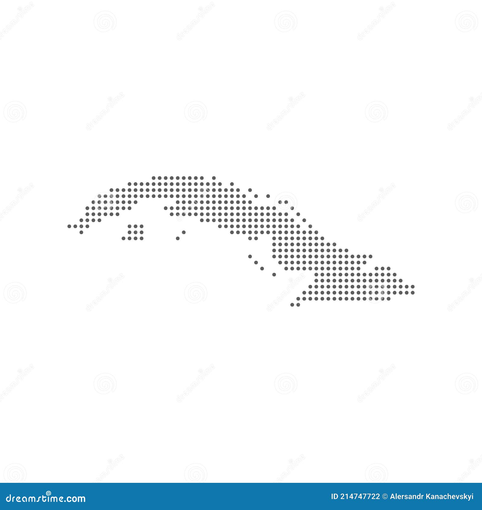 Pixel Cuba Flag Icon Set Isolated On White Background. Waving Cuba Flag ...