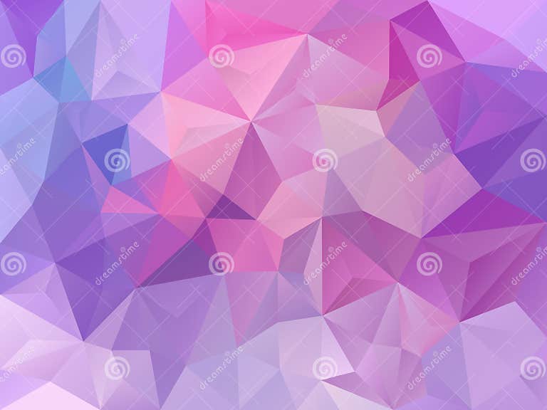 Vector Abstract Polygon Background with a Triangle Pattern in Pastel ...