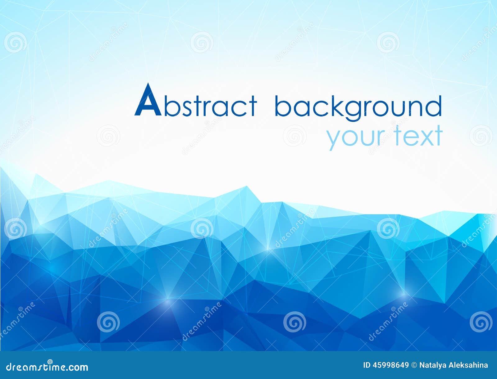 Vector Abstract Polygonal Background Stock Vector - Illustration of ...