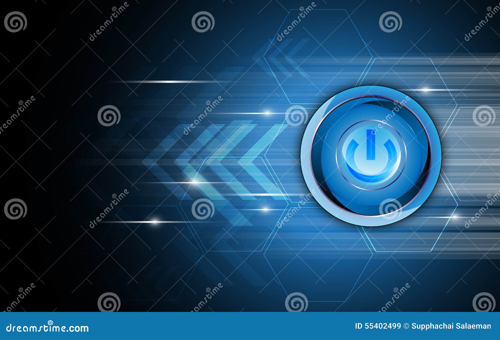 Vector Abstract Power Button Technology Concept Background Stock Vector ... Vector Abstract Power Button Technology Concept Background Stock Vector ...