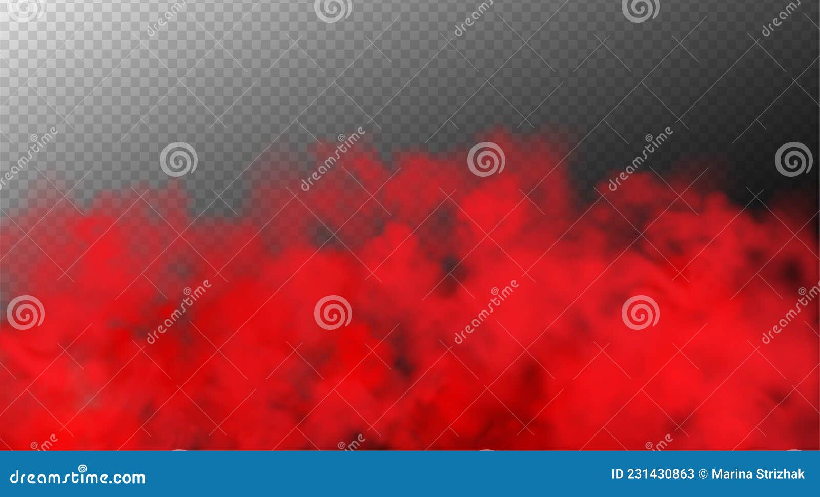 Vector Abstract Realistic Fog Cloud Design Element Stock Vector ...