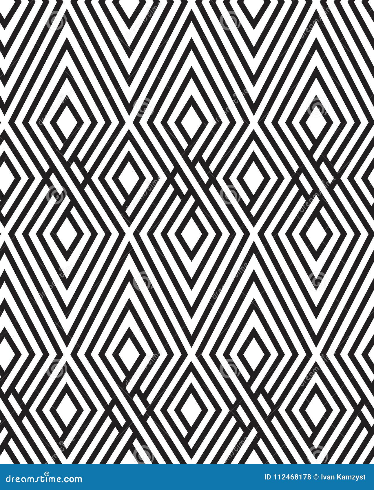 Vector Abstract Repeating Classical Background in Black and Whit Stock ...