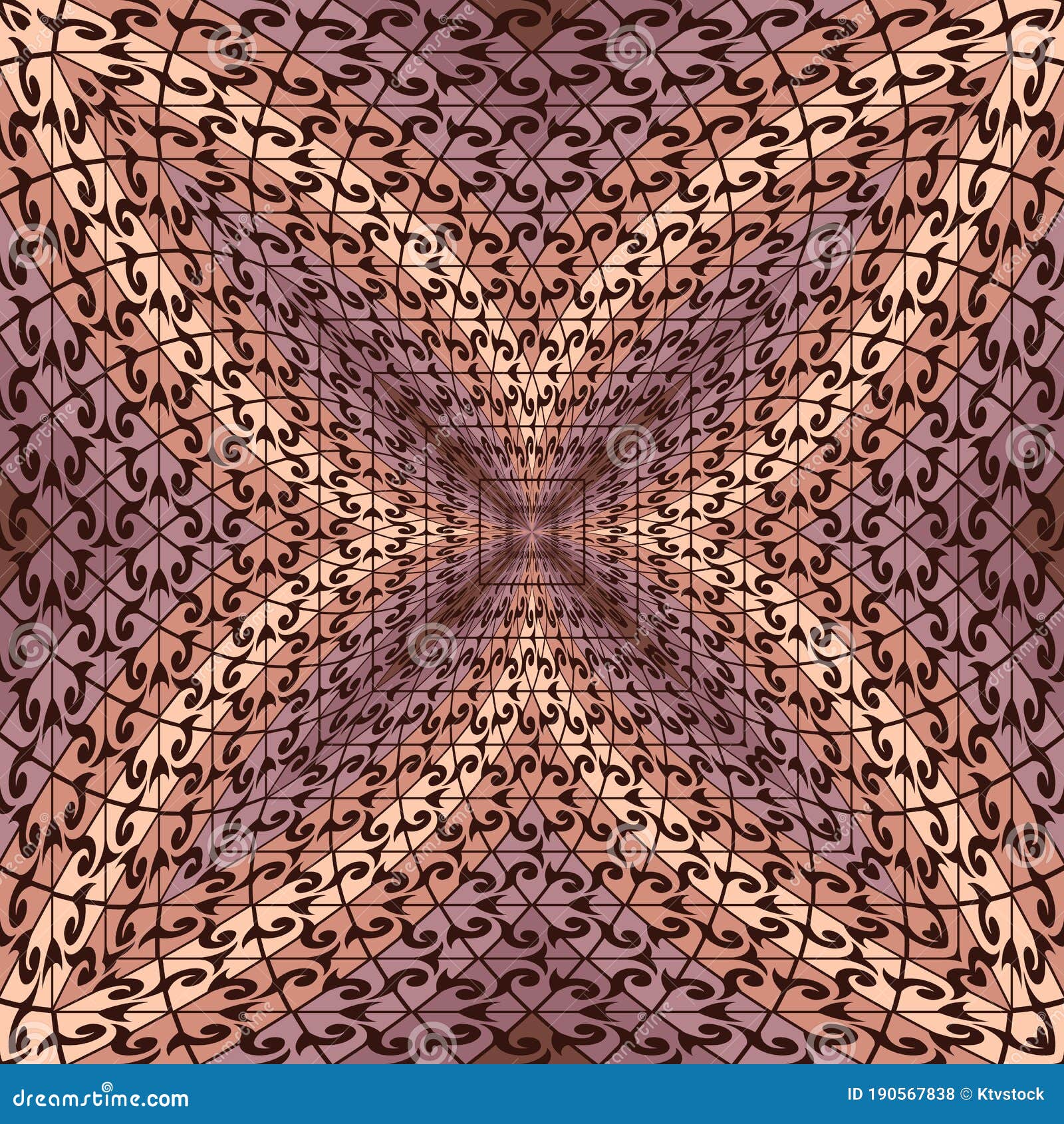 Vector Abstract Rhythmic Geometric Background Stock Vector ...