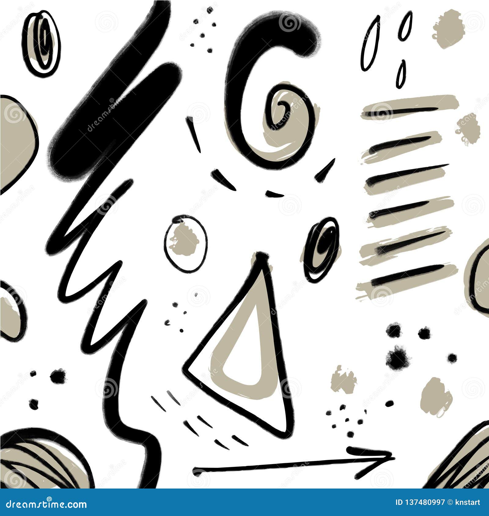 Vector Abstract Scandinavian Pattern for Posters, Postcards, T-shirts ...