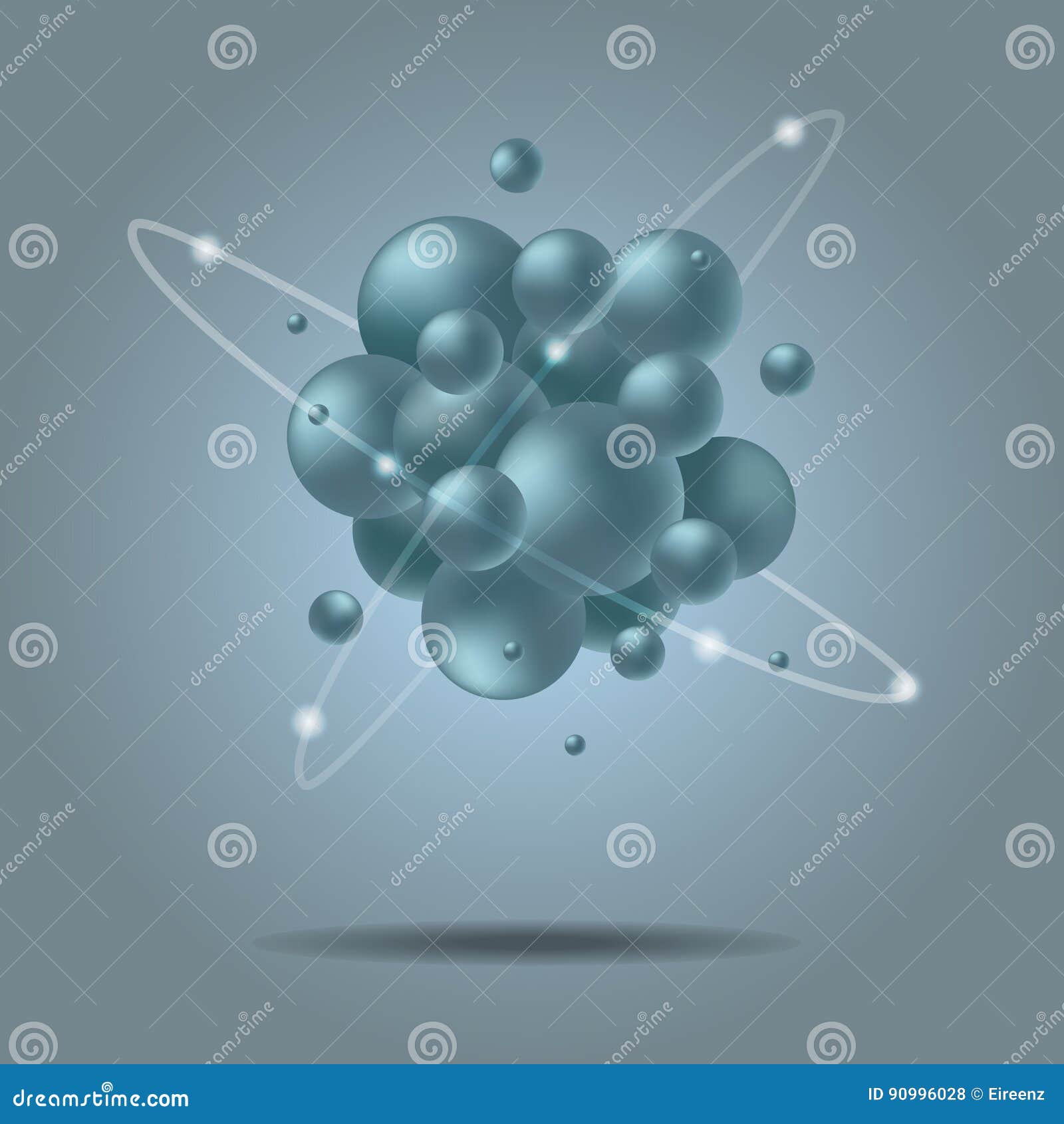Vector Abstract Science Background Stock Vector - Illustration of ...