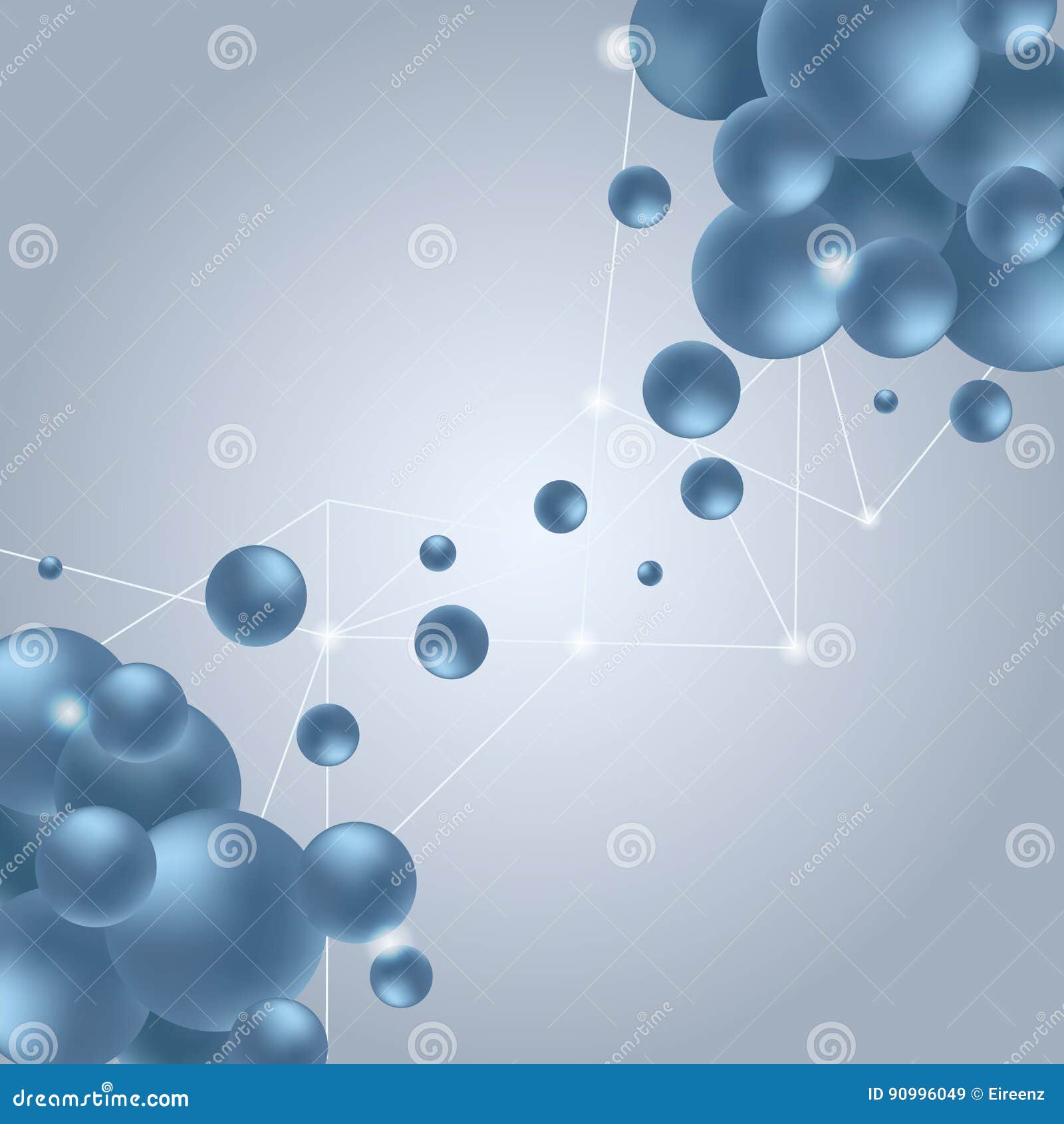 Vector Abstract Science Background Stock Vector - Illustration of data ...