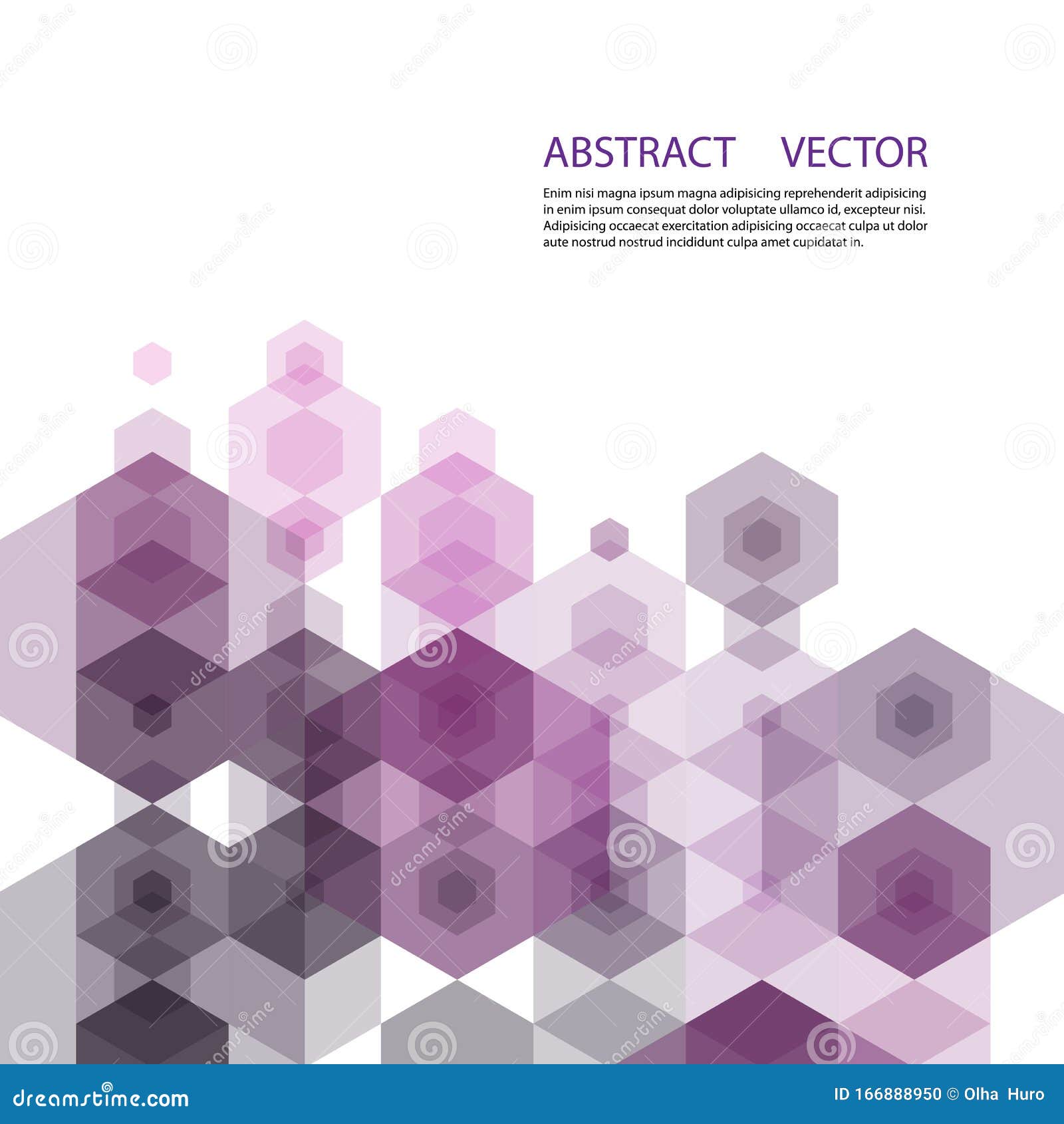 Vector Abstract Science Background, Gray Hexagons on White Eps10 Stock ...