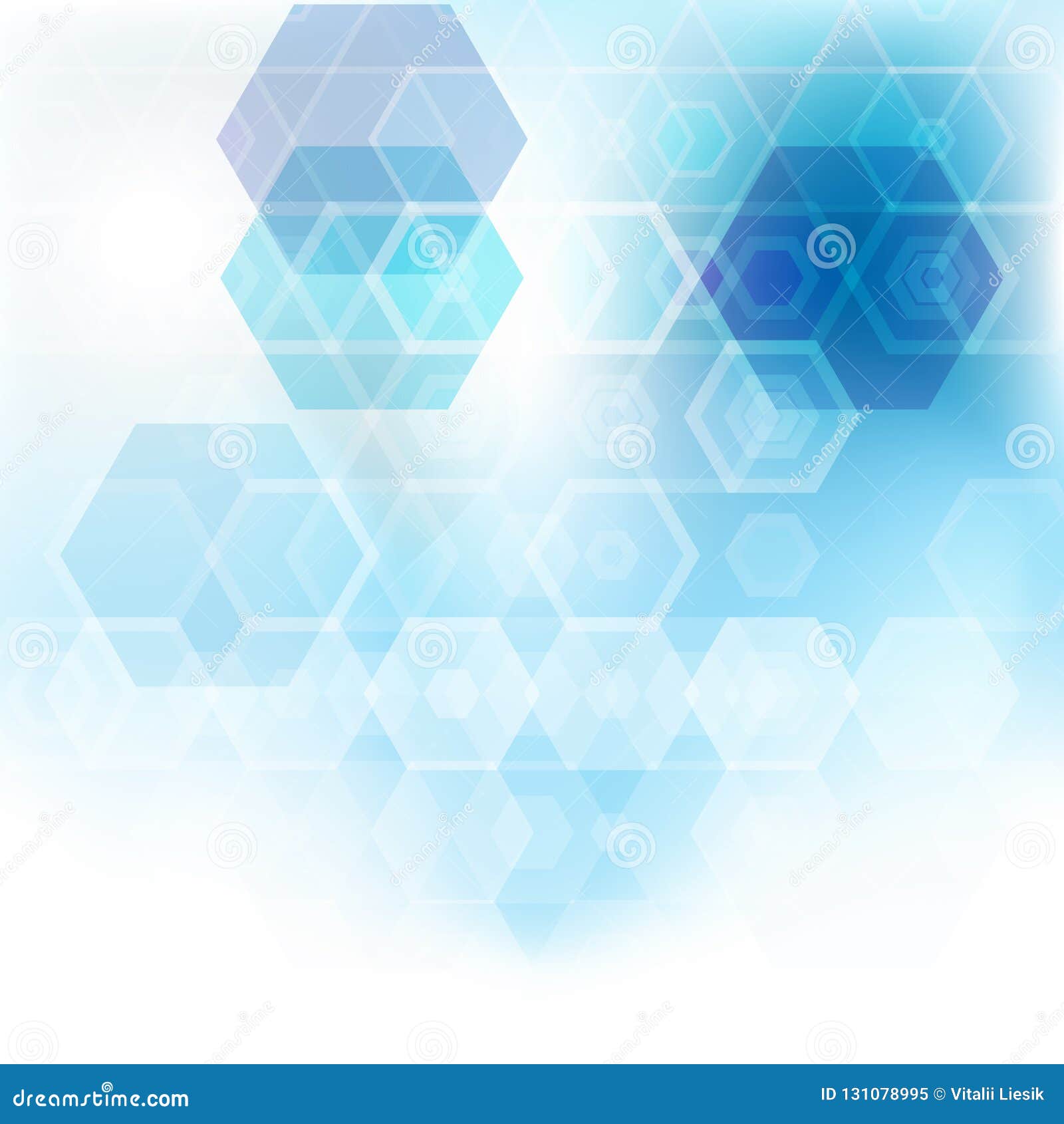 Vector Abstract Science Background. Hexagon Geometric Design. EPS 10 ...