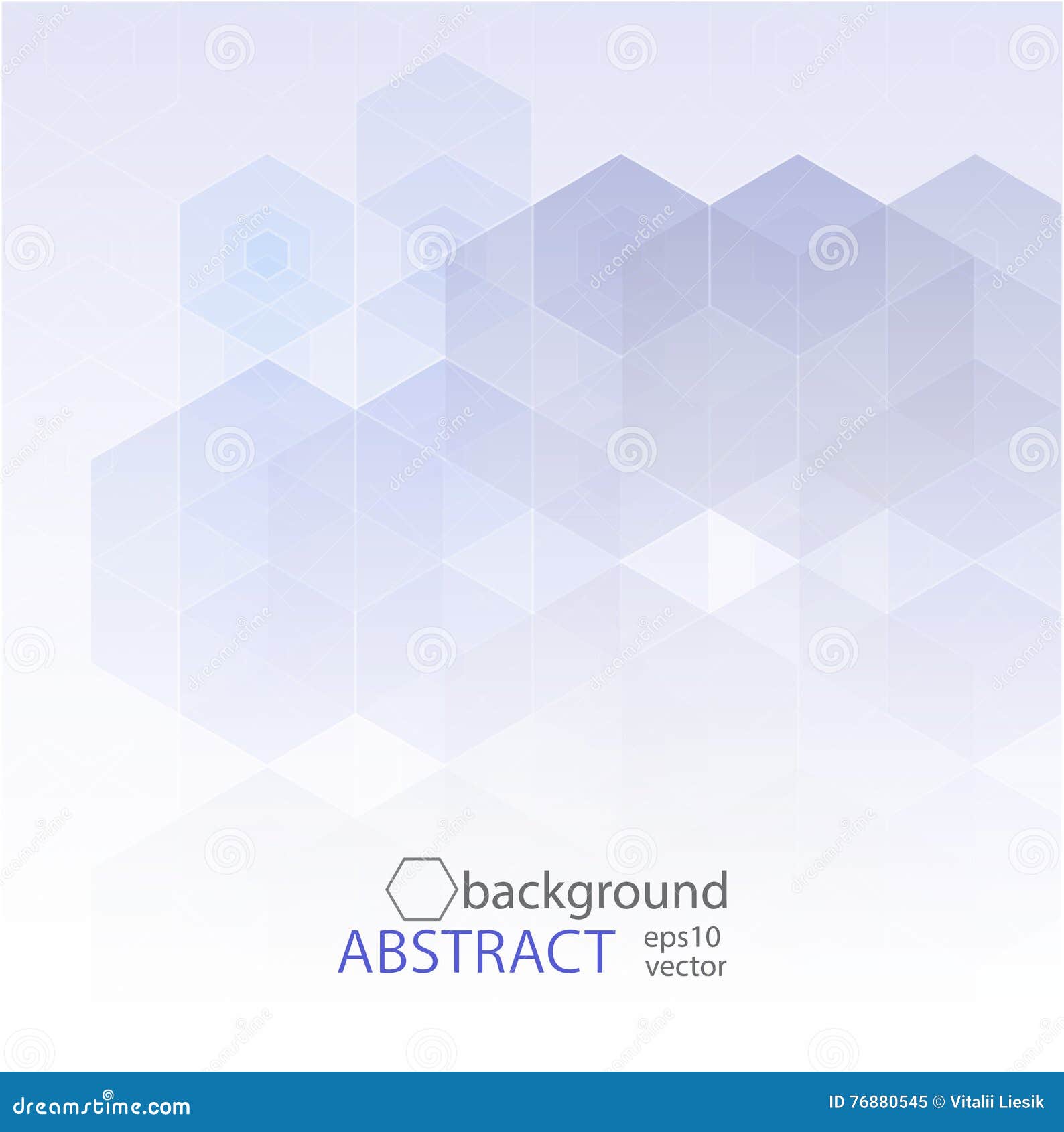 Vector Abstract Science Background. Hexagon Geometric Design. EPS 10 ...