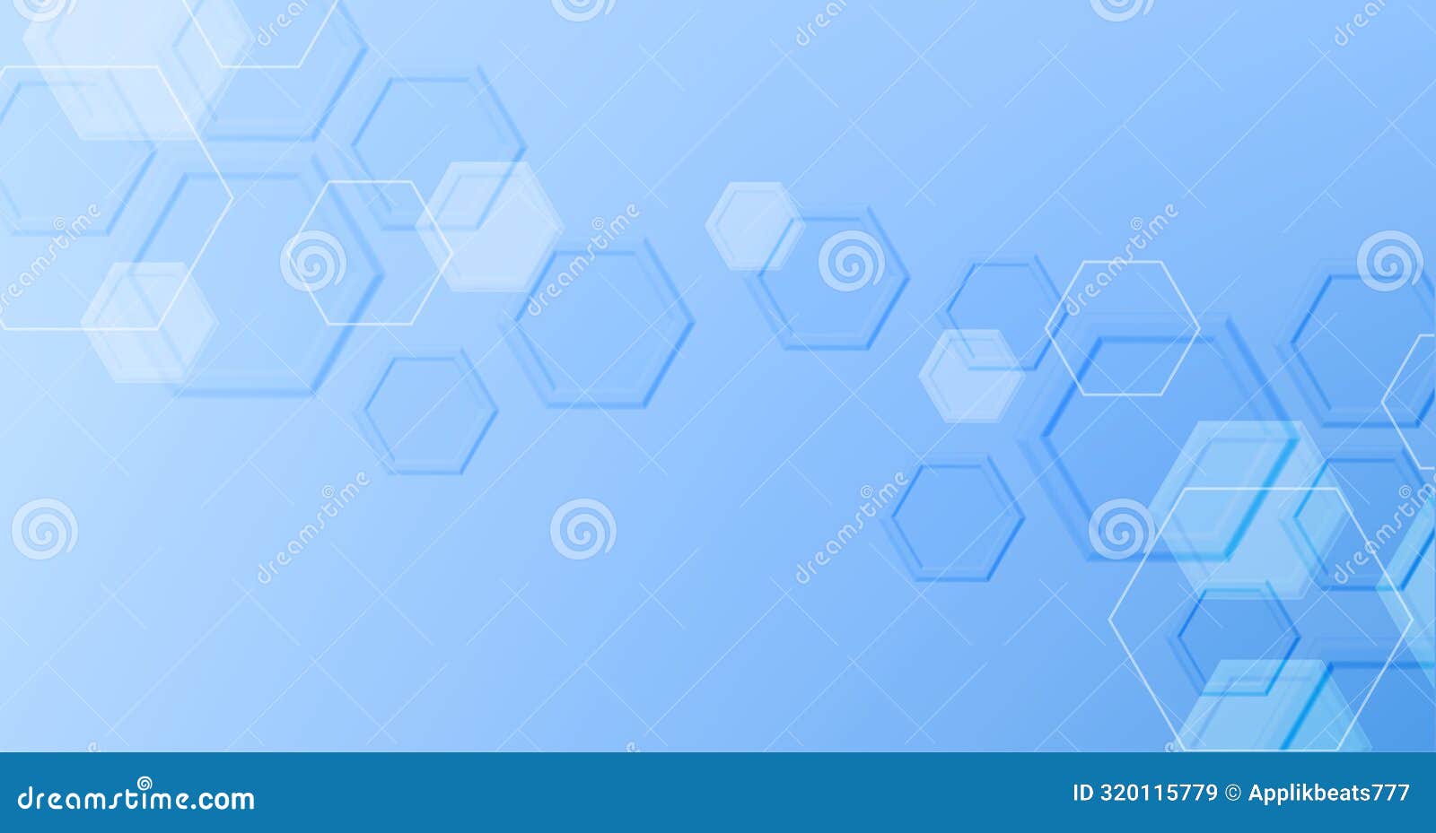 Vector Abstract Science Background. Hexagon Geometric Shapes Overlay ...