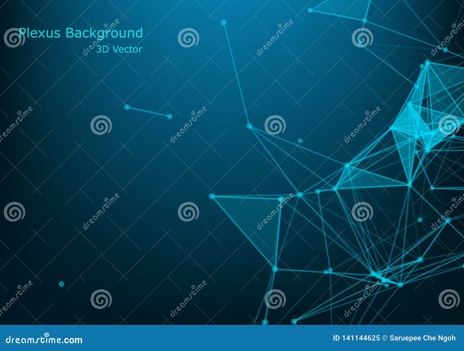 Vector Abstract Science Background. Polygonal Geometric Design Stock ...