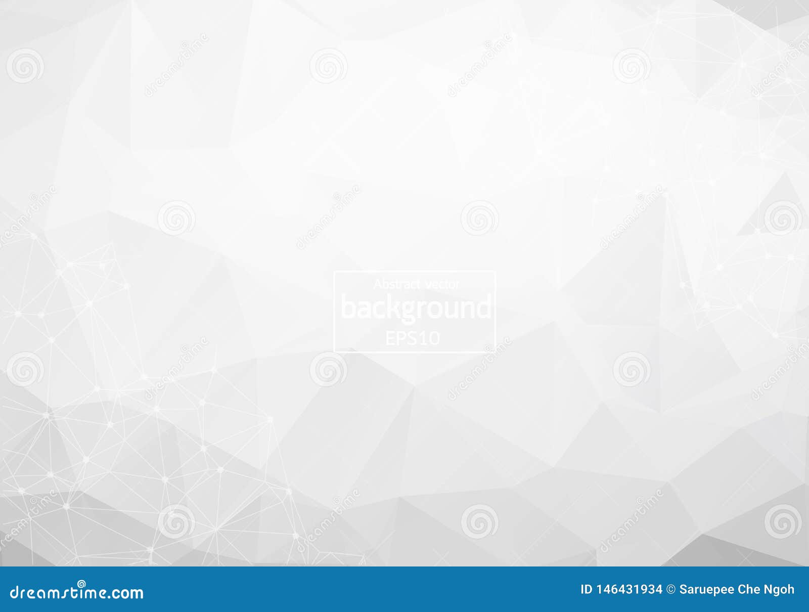 Vector Abstract Science Background. Polygonal Geometric Design Stock ...