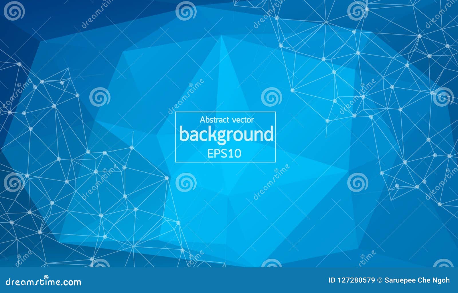 Vector Abstract Science Background. Polygonal Geometric Design Stock ...