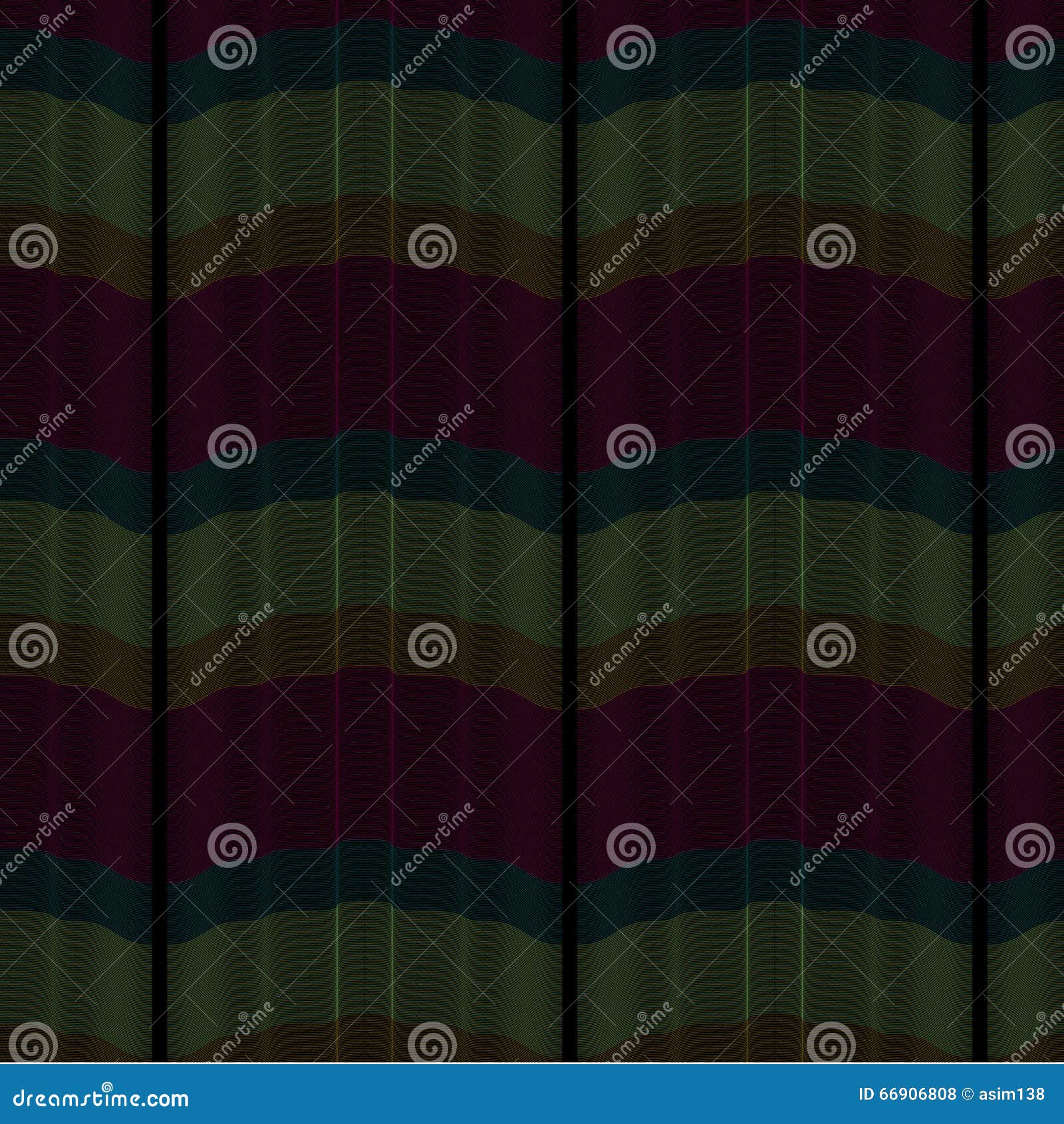 Vector Abstract Seamless Colorful Rippled Curtain Pattern Stock Vector ...