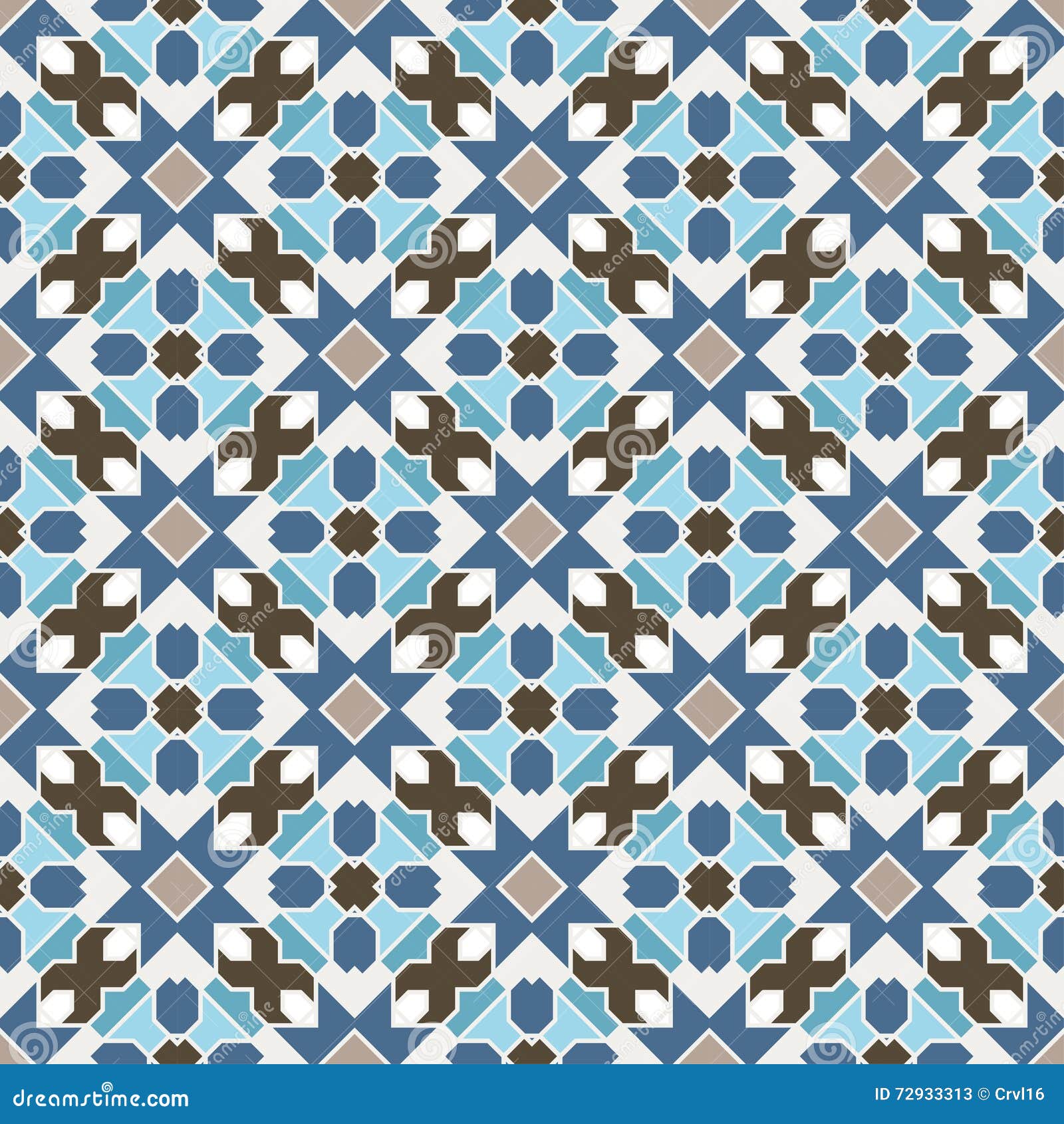 Vector Abstract Seamless Geometric Islamic Wallpaper. Stock Vector ...