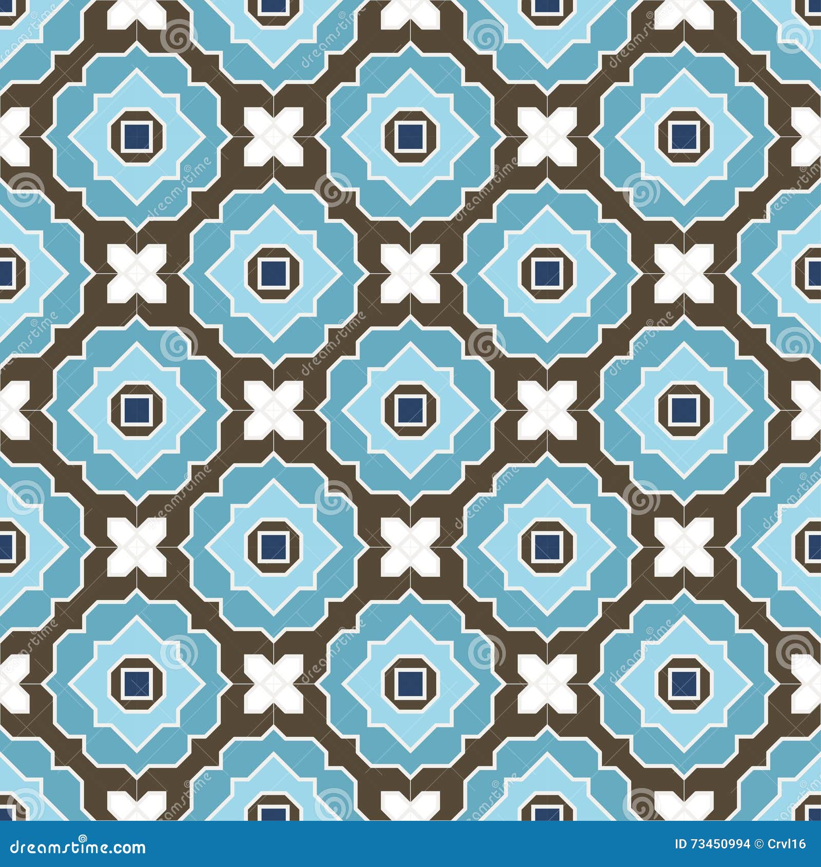 Vector Abstract Seamless Geometric Islamic Wallpaper. Stock Vector ...