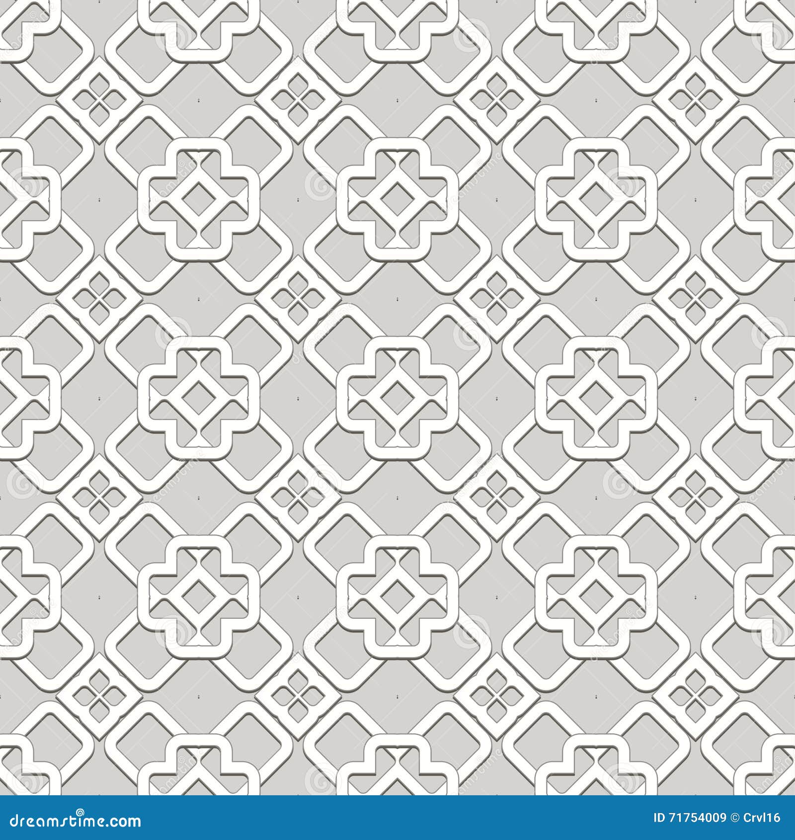 Vector Abstract Seamless Geometric Islamic Wallpaper. Stock Vector ...