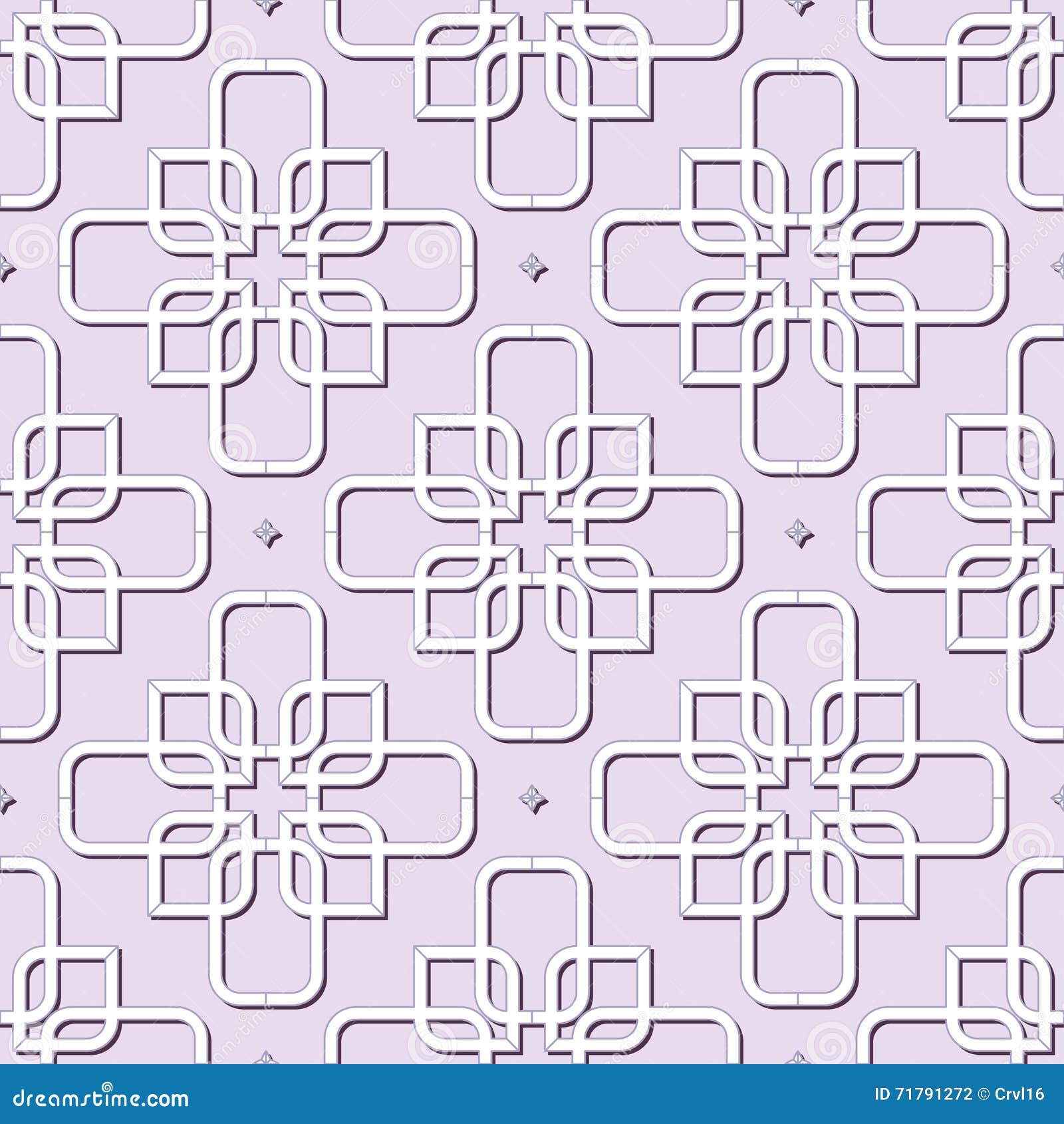 Vector Abstract Seamless Geometric Islamic Wallpaper. Stock Vector ...