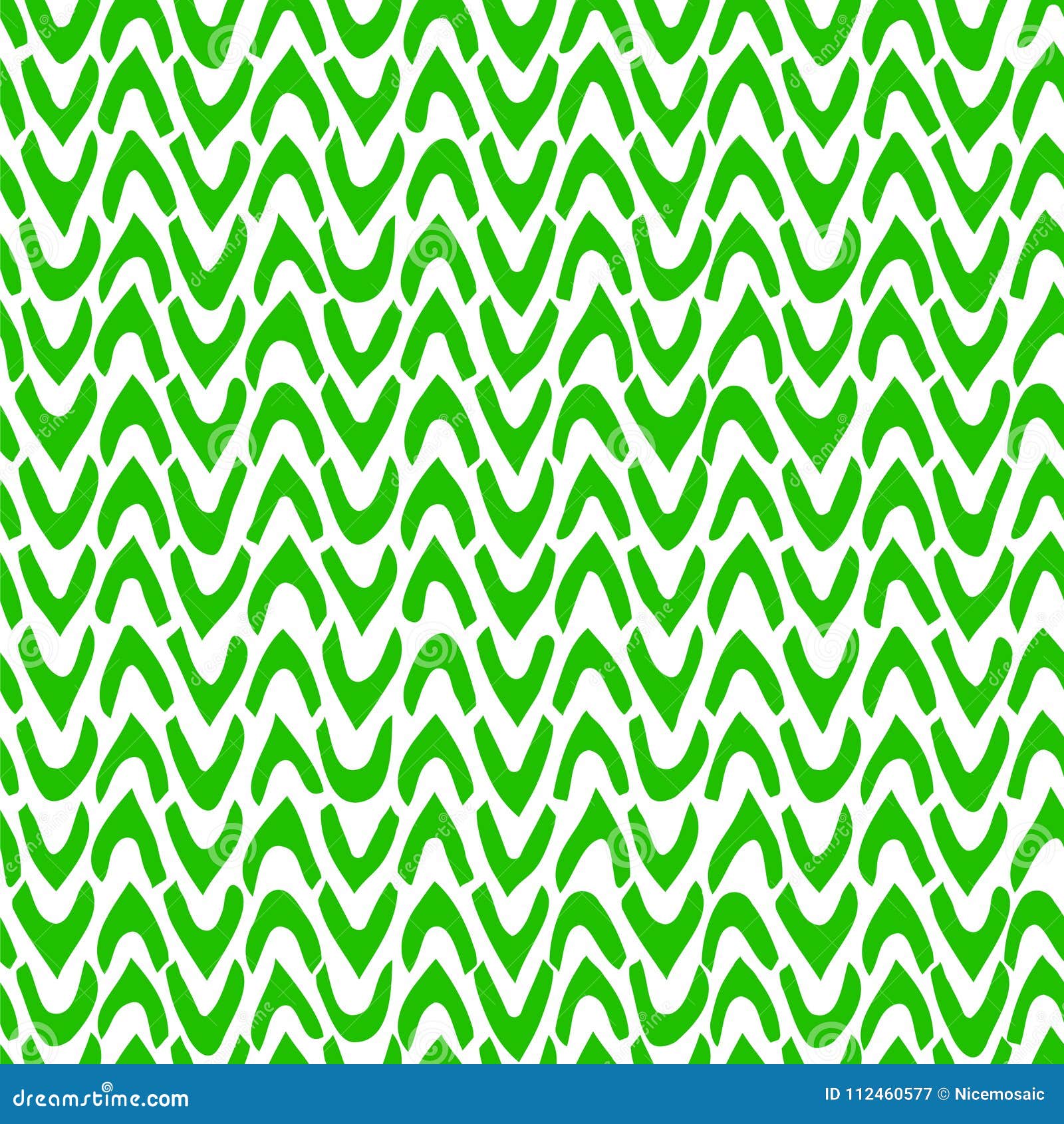 Vector Abstract Seamless Pattern with Hand Drawn Chevron. Light- Stock ...