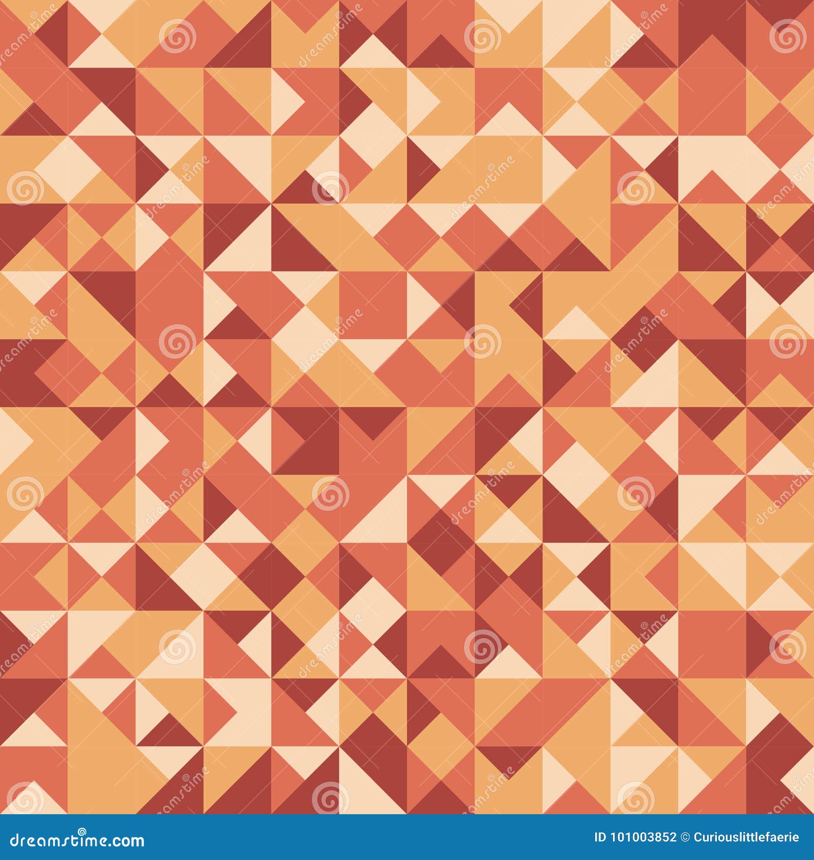 Vector Abstract Seamless Pattern with Randomly Colored Triangles Stock ...