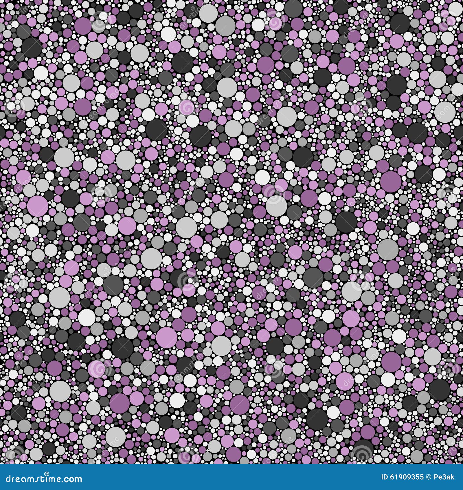 Vector Abstract Seamless Pattern Small Blue Circles Stock Vector ...