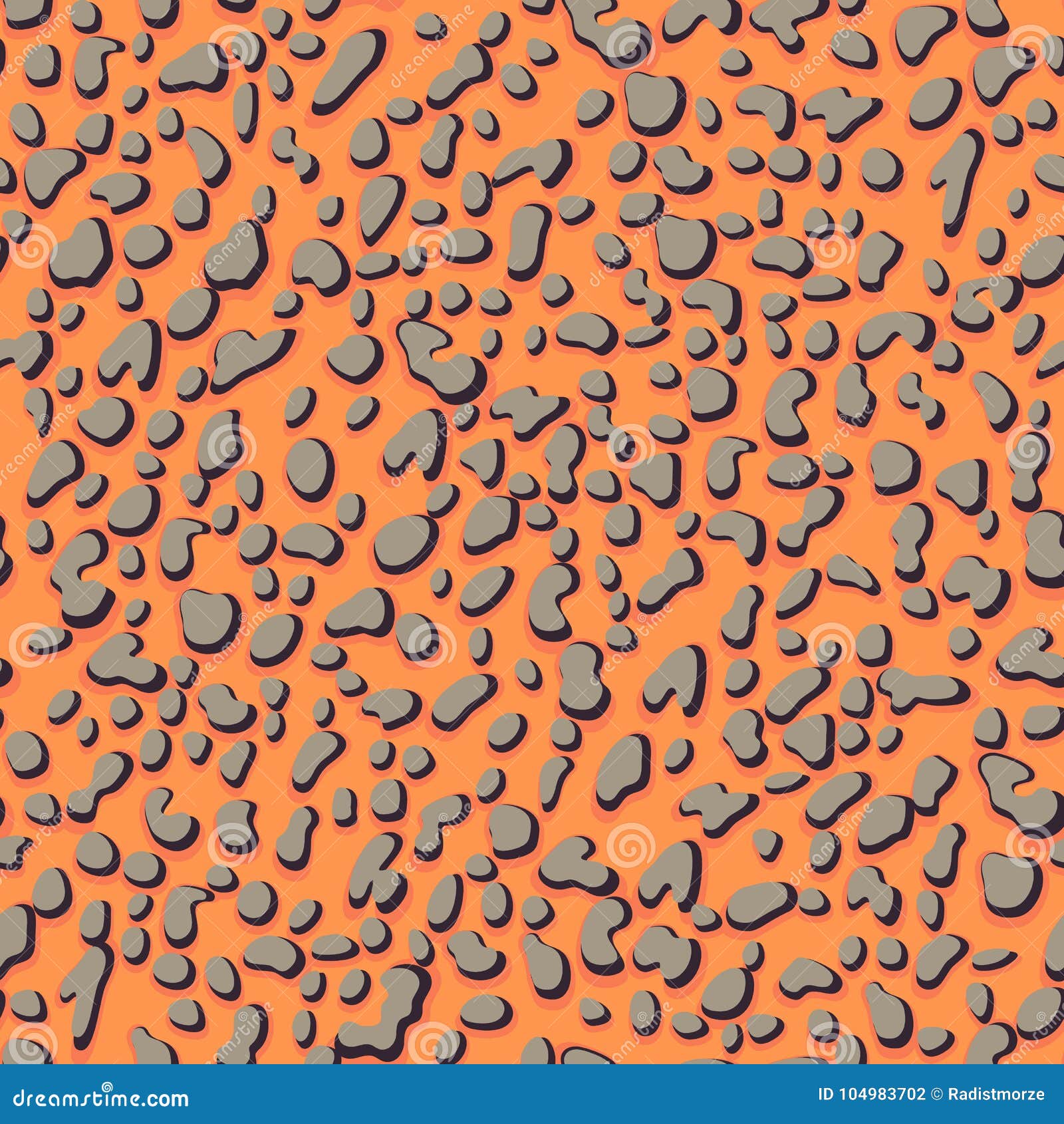 Vector Abstract Seamless Pattern with Spots. Stock Vector ...