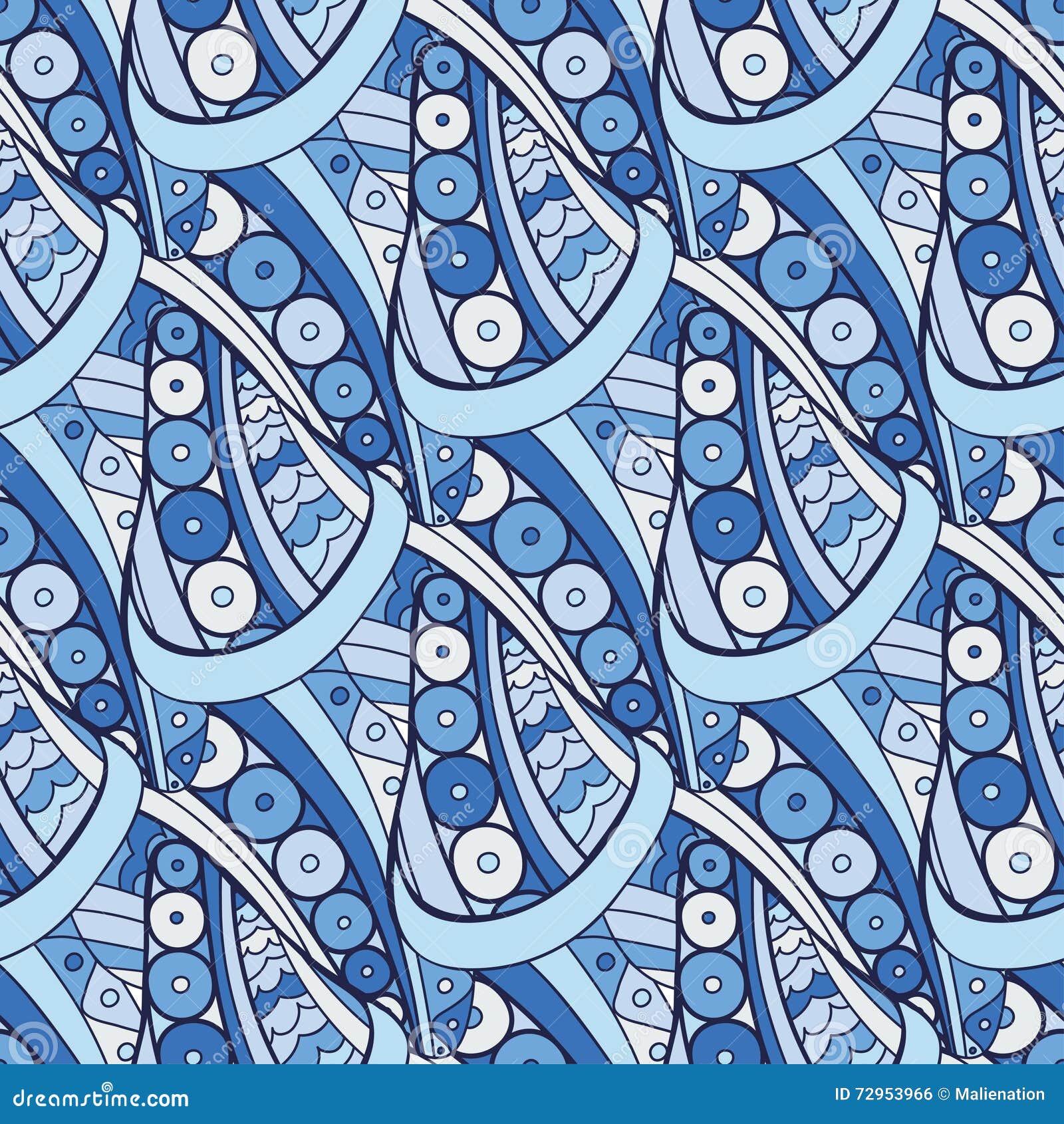 Vector Abstract Seamless Pattern. Textile Print or Package Design Stock ...