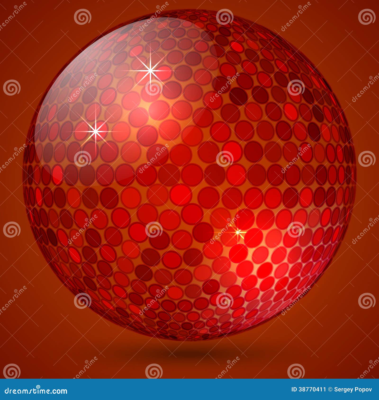 Vector Abstract Shining Crystal Ball Stock Vector - Illustration of ...