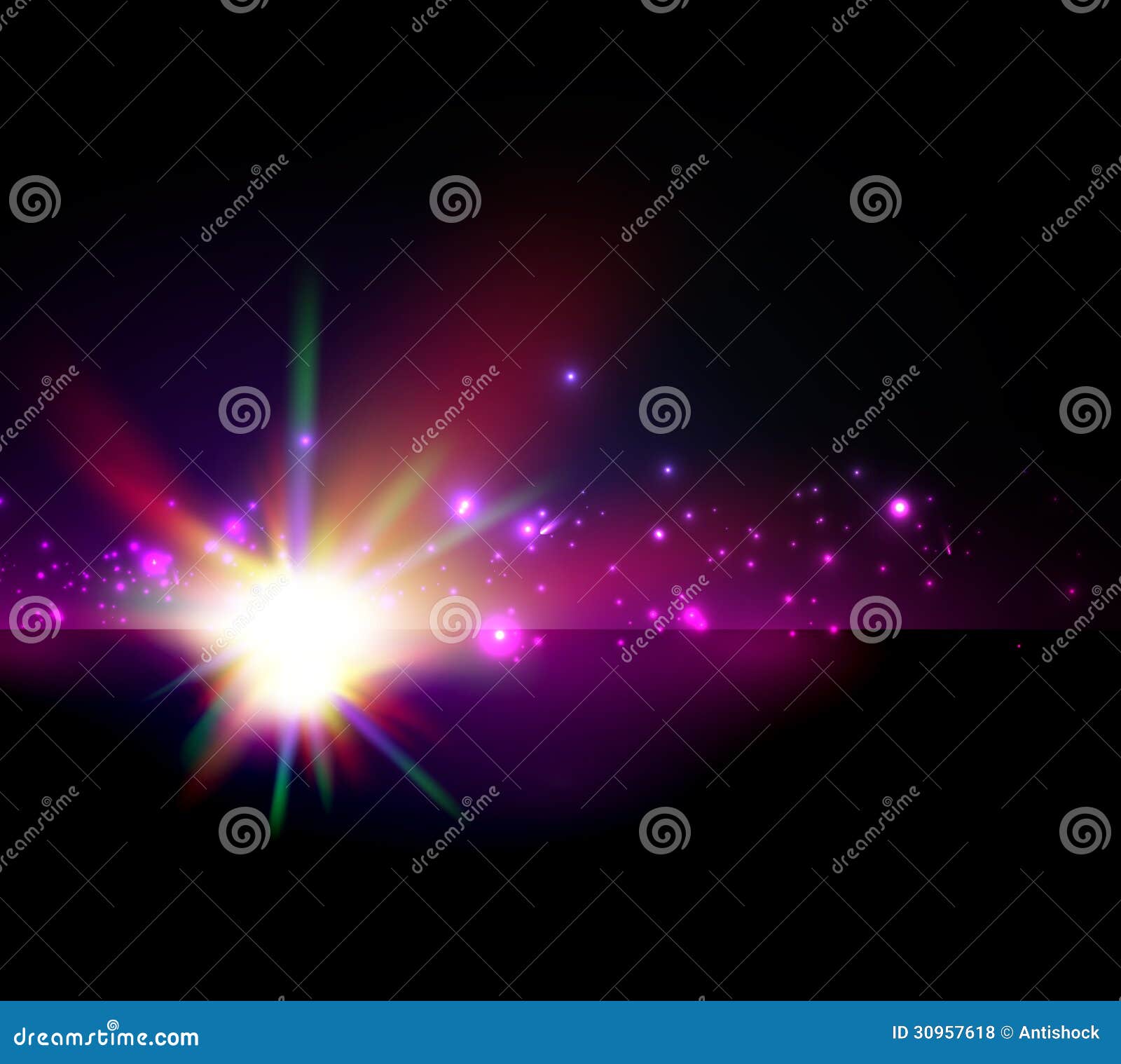 Vector Abstract Shiny Star / Space Background Stock Vector ...