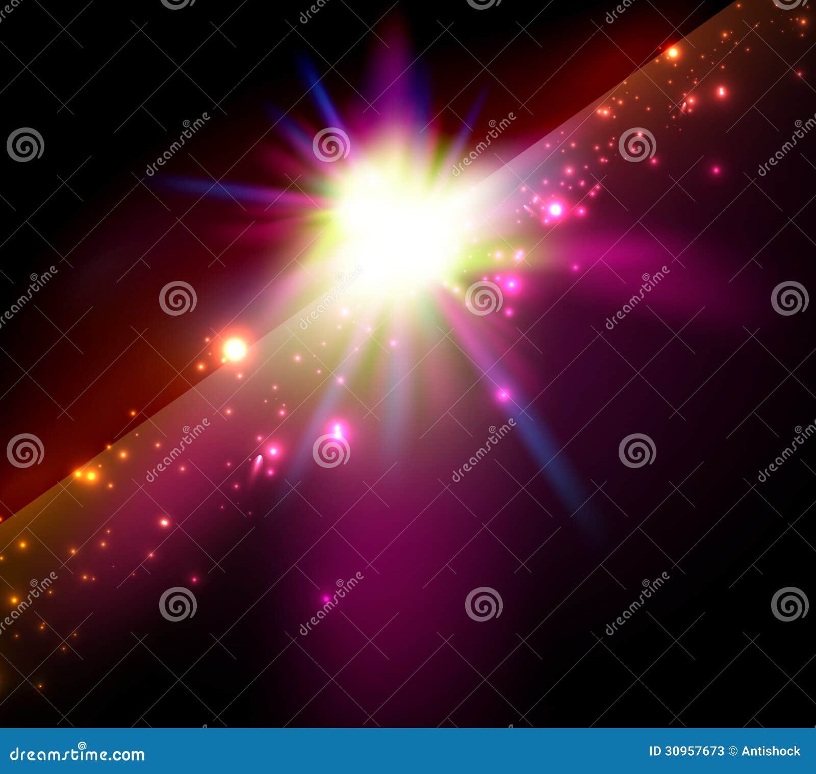Vector Abstract Shiny Star / Space Background Stock Vector ...