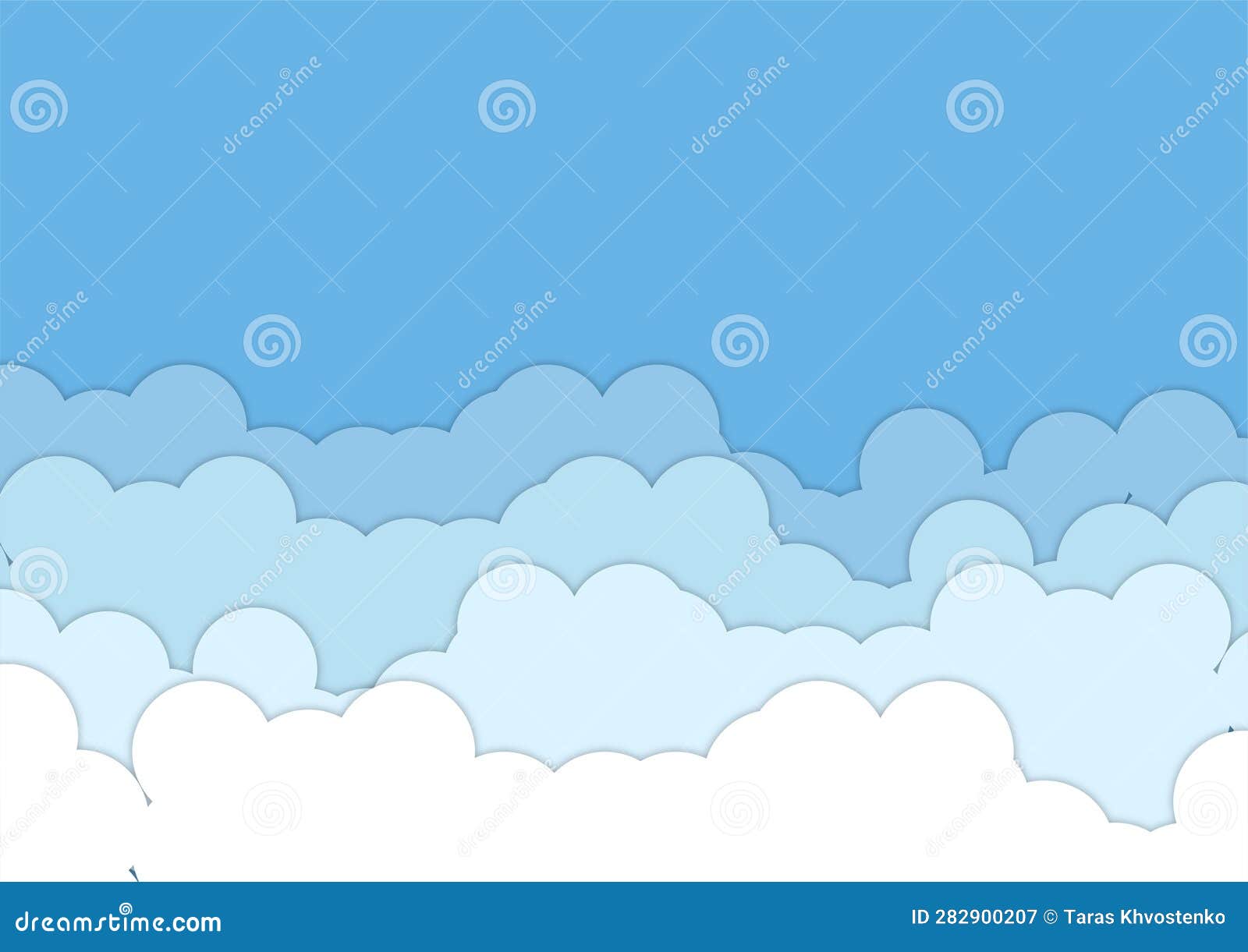 Sky background with clouds stock vector. Illustration of abstract ...