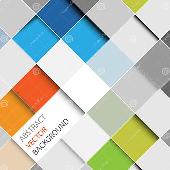 Vector Abstract Squares Background Illustration Stock Vector ...
